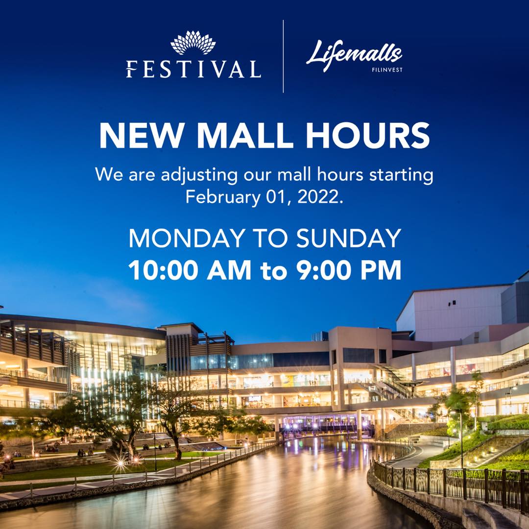 Adjusted Mall Hours in NCR This February 2022 | Wealthy Thrifter